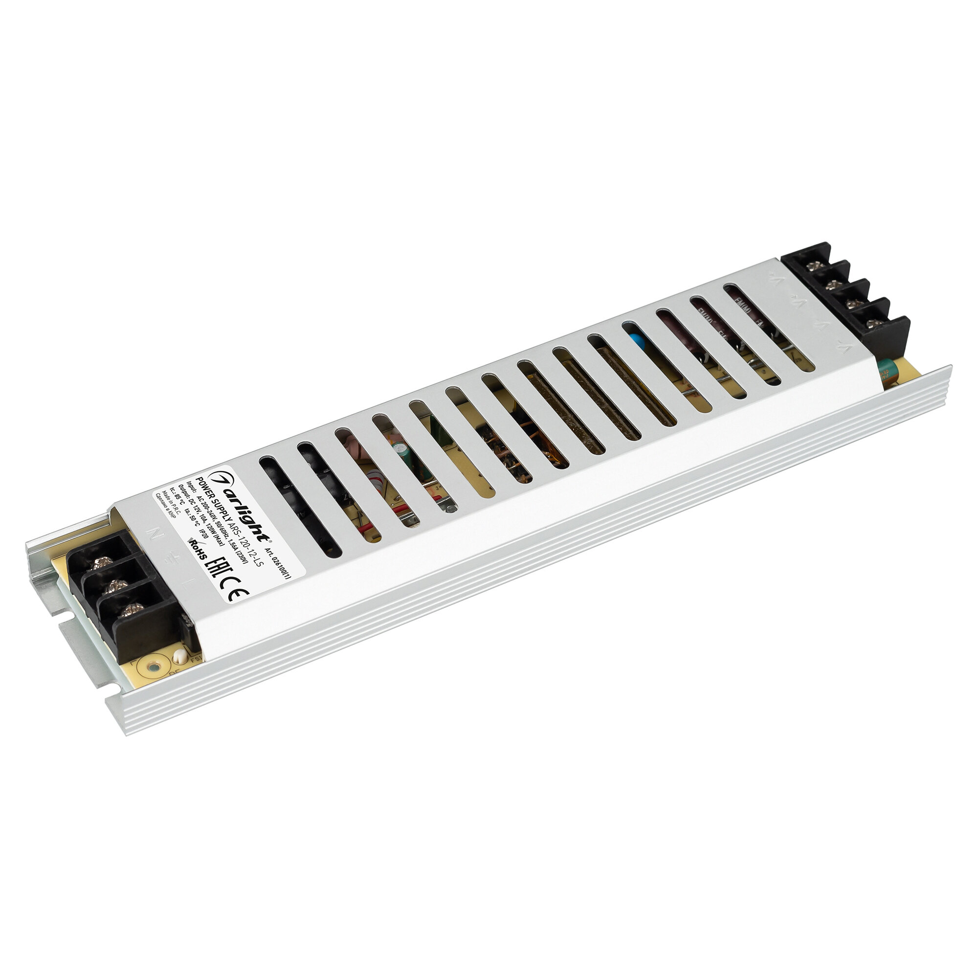 Источник напряжения Arlight Блок питания ARS-120-12-LS (12V, 10A, 120W)