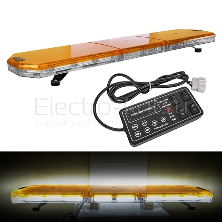 Светодиодная панель ElectroKot 8B925, для крыши автомобиля, 22 диодных модуля, оранжевая