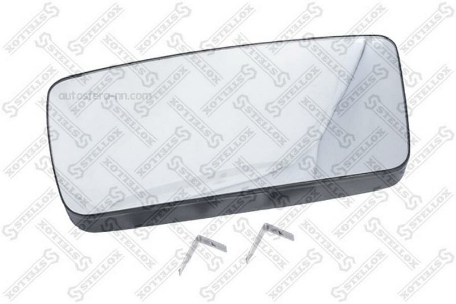 STELLOX 8730235SX стекло зеркала! двойного лев. (главное) с обогр.24V 401x200 \MB Actros MP3