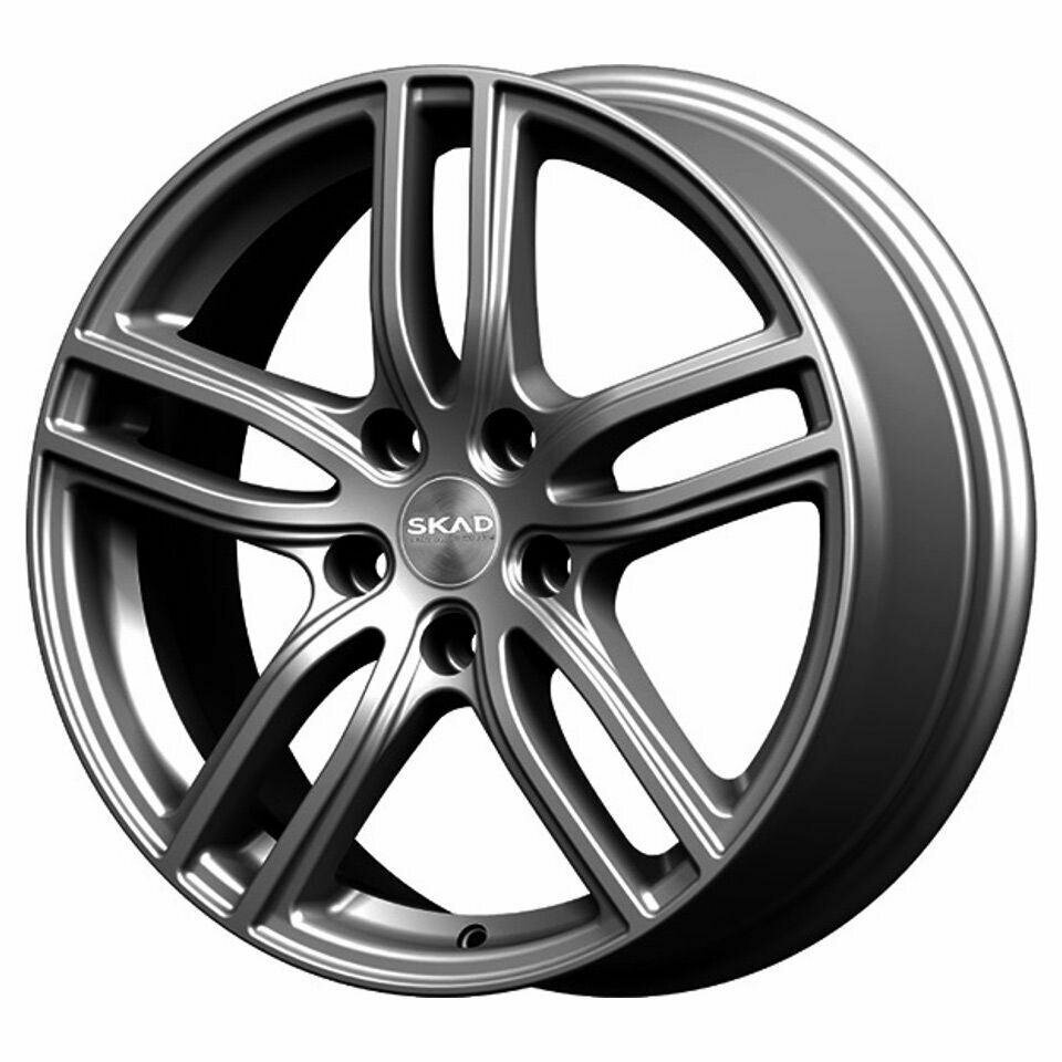 Диск автомобильный литой СКАД Брайтон 17x7 5x114.3 et37 dia66.6 Серый тёмный