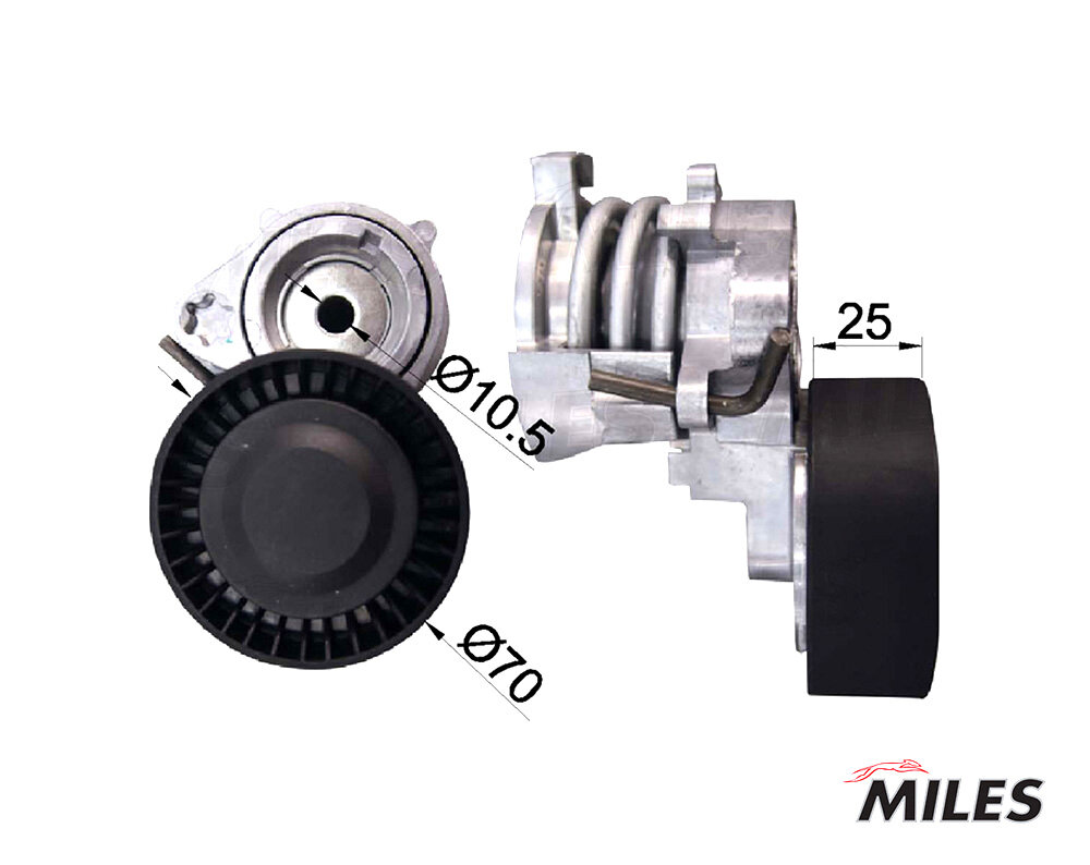 MILES Натяжитель ремня приводного BMW X5/E39/E46/E60/E65 2.0-3.0