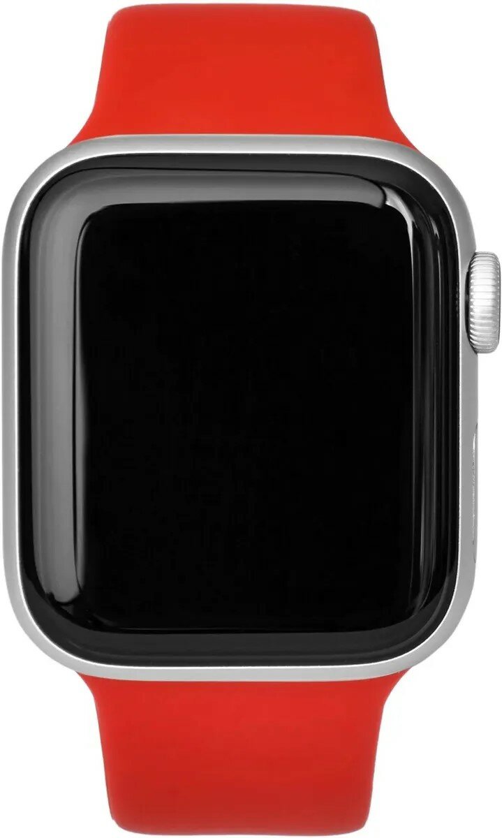 Ремешок силиконовый VLP Silicone Band Soft Touch для Apple Watch 38/40 mm, красный