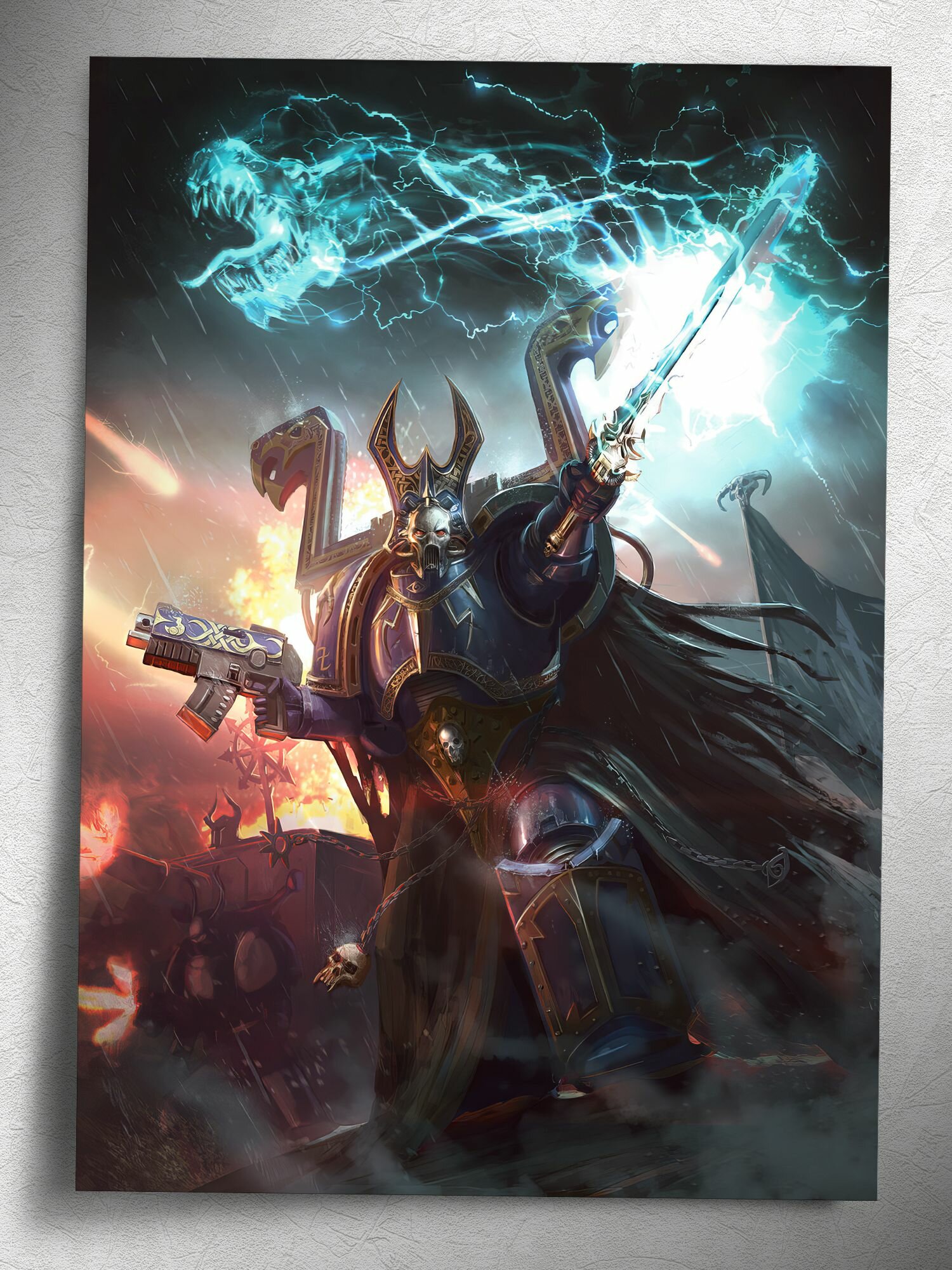 Постер: Заратур, высший чернокнижник (Тзинч, Вархаммер 40000, Warhammer)