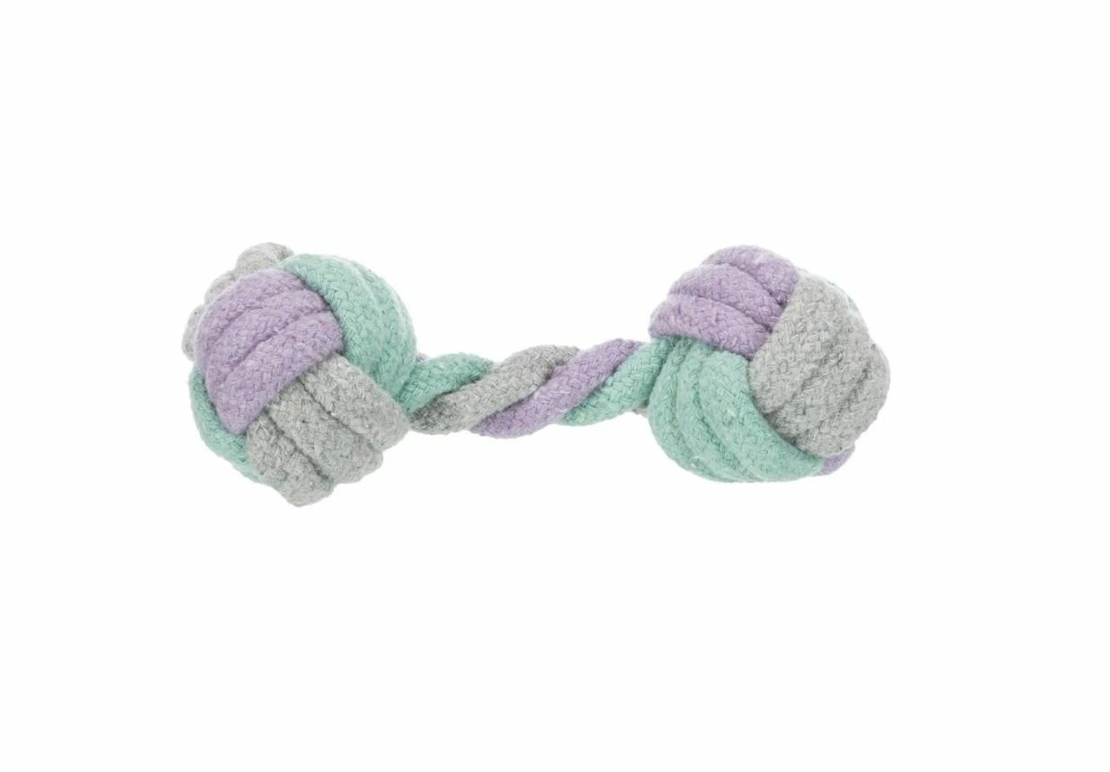 Trixie Игрушка для собак Гантель верёвочная Junior,15 см