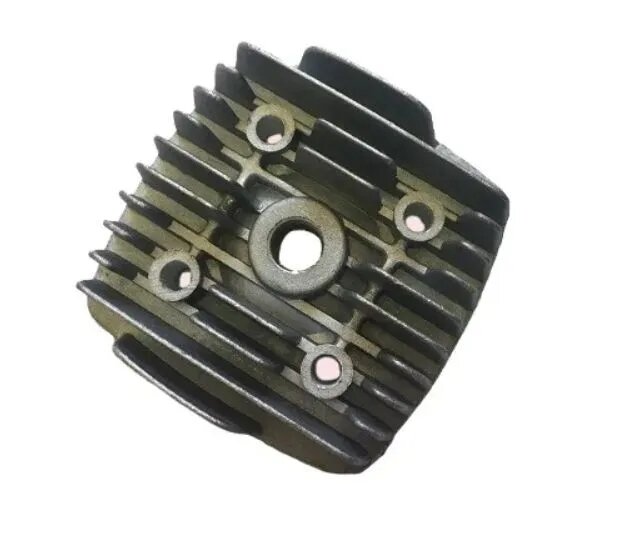 Головка цилиндра на веломотор F50 прямое отв. под свечу