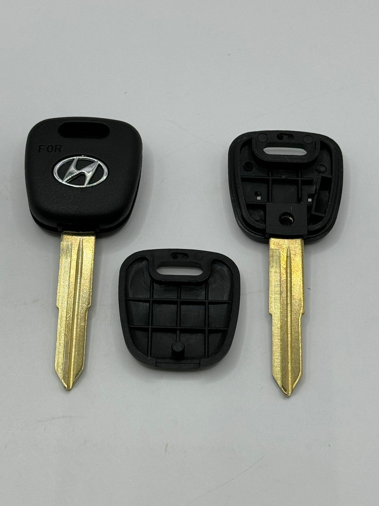 Заготовка ключа Хондай HYUNDAI HY6DP1_HYN4RP_HYN7RT0_HUN8 пл. лого. серебро (JP-C-012a) 10 шт.