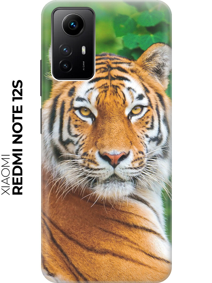 Силиконовый чехол на Xiaomi Redmi Note 12s / Сяоми Редми Ноут 12с с рисунком "Портрет тигра"
