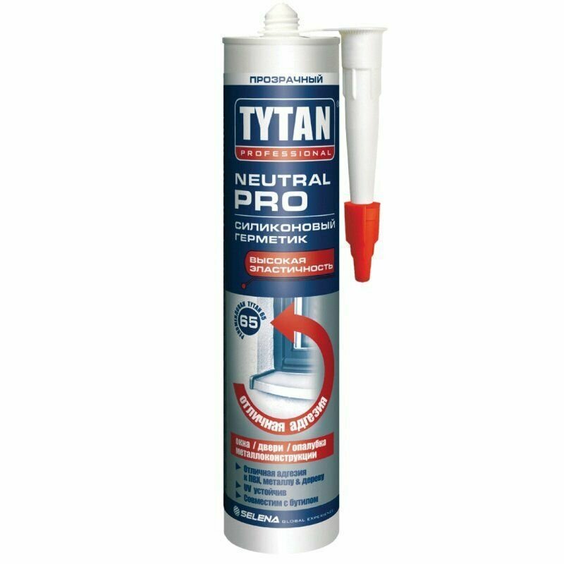 Силиконовый герметик Tytan Professional Neutral PRO, белый