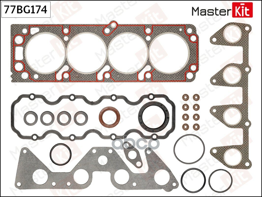 Комплект прокладок ГБЦ MasterKit арт. 77BG174