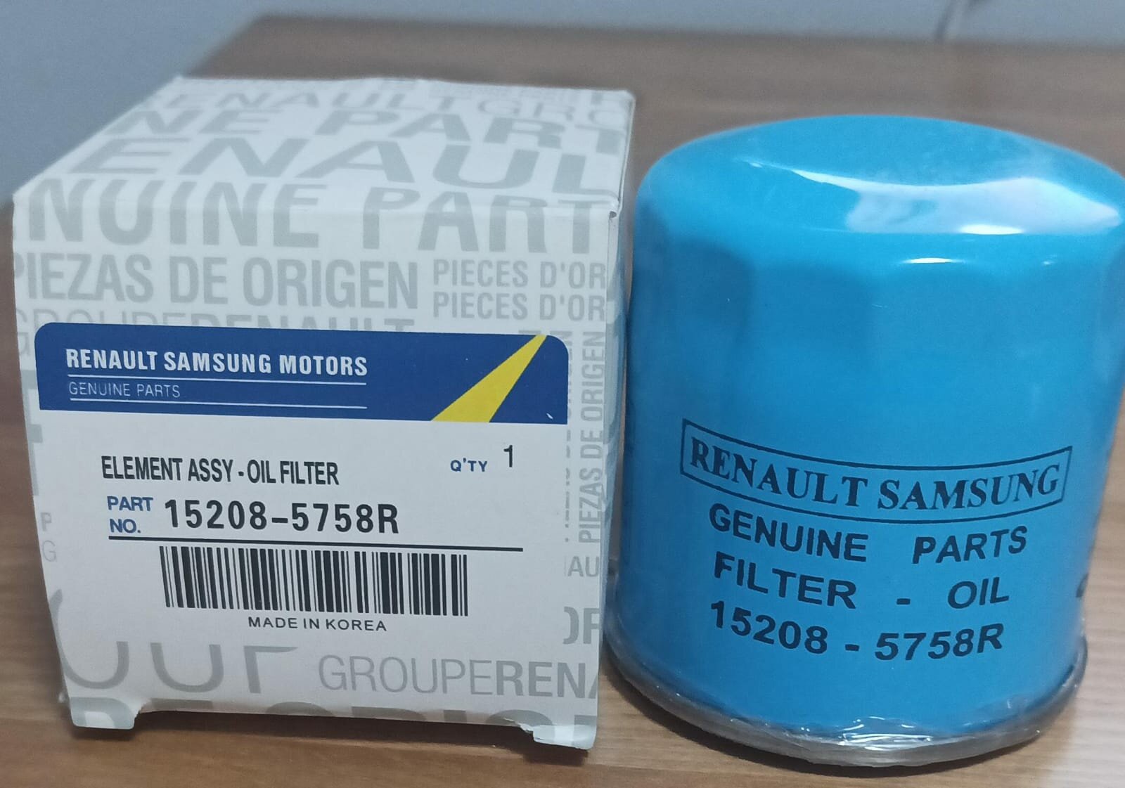 Масляный фильтр Renault 152085758R