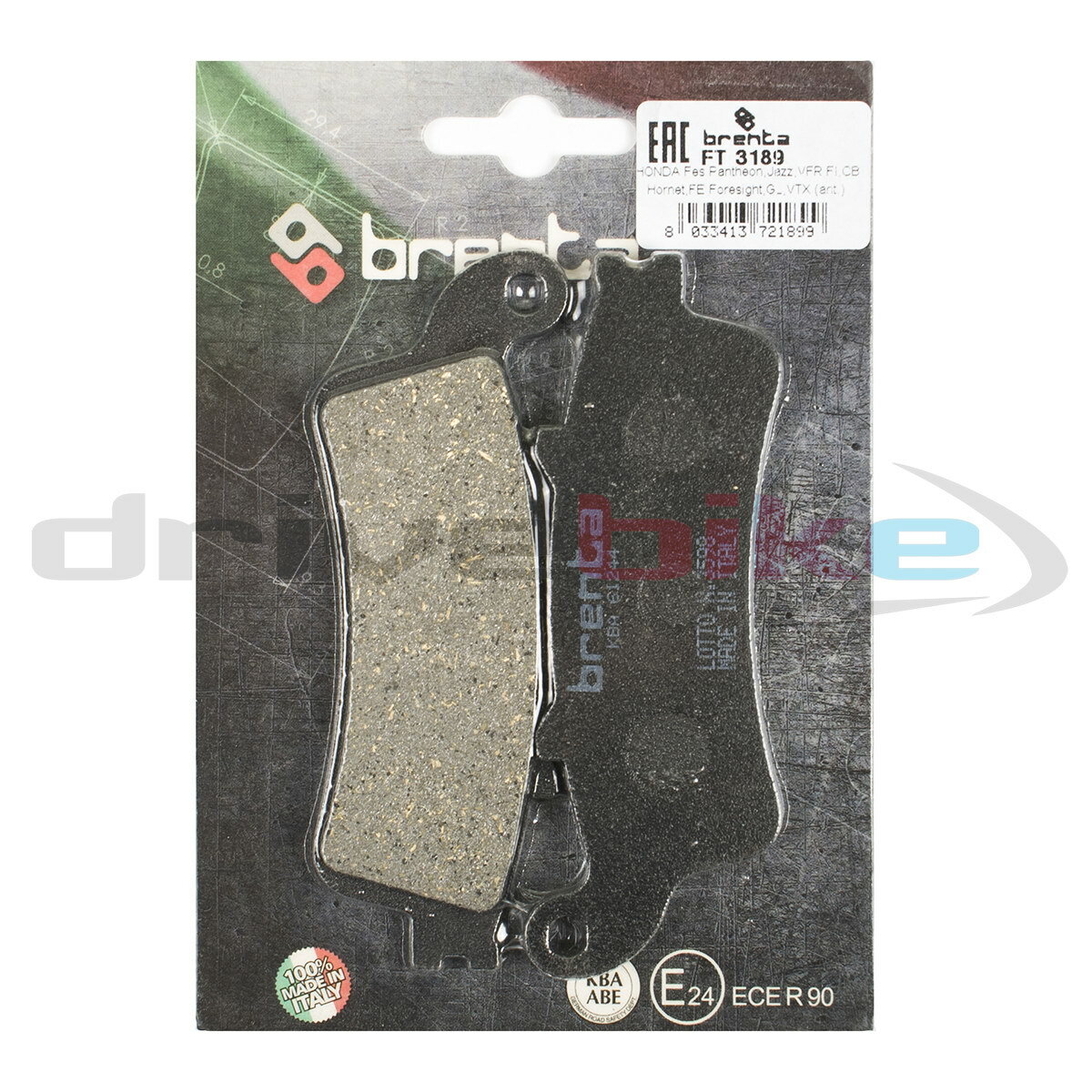BRENTA Тормозные колодки FT 3189 Organic
