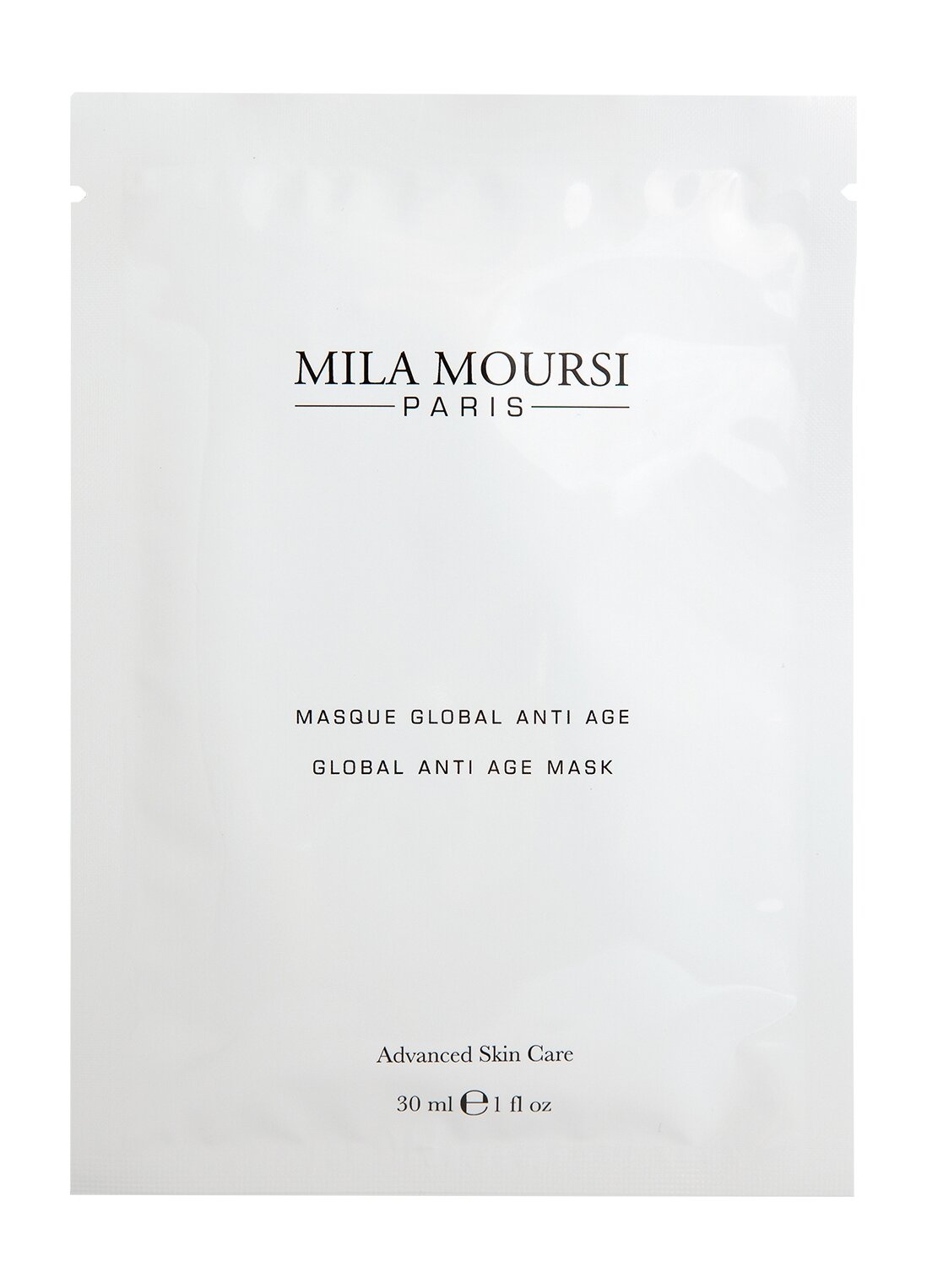 MILA MOURSI Маска для лица "Глобальный Антивозрастной Уход" (1 маска), 30 мл