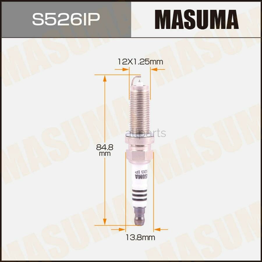 MASUMA S526IP Свеча зажигания IRIDIUM+PLATINUM (ILZKAR7E11S)