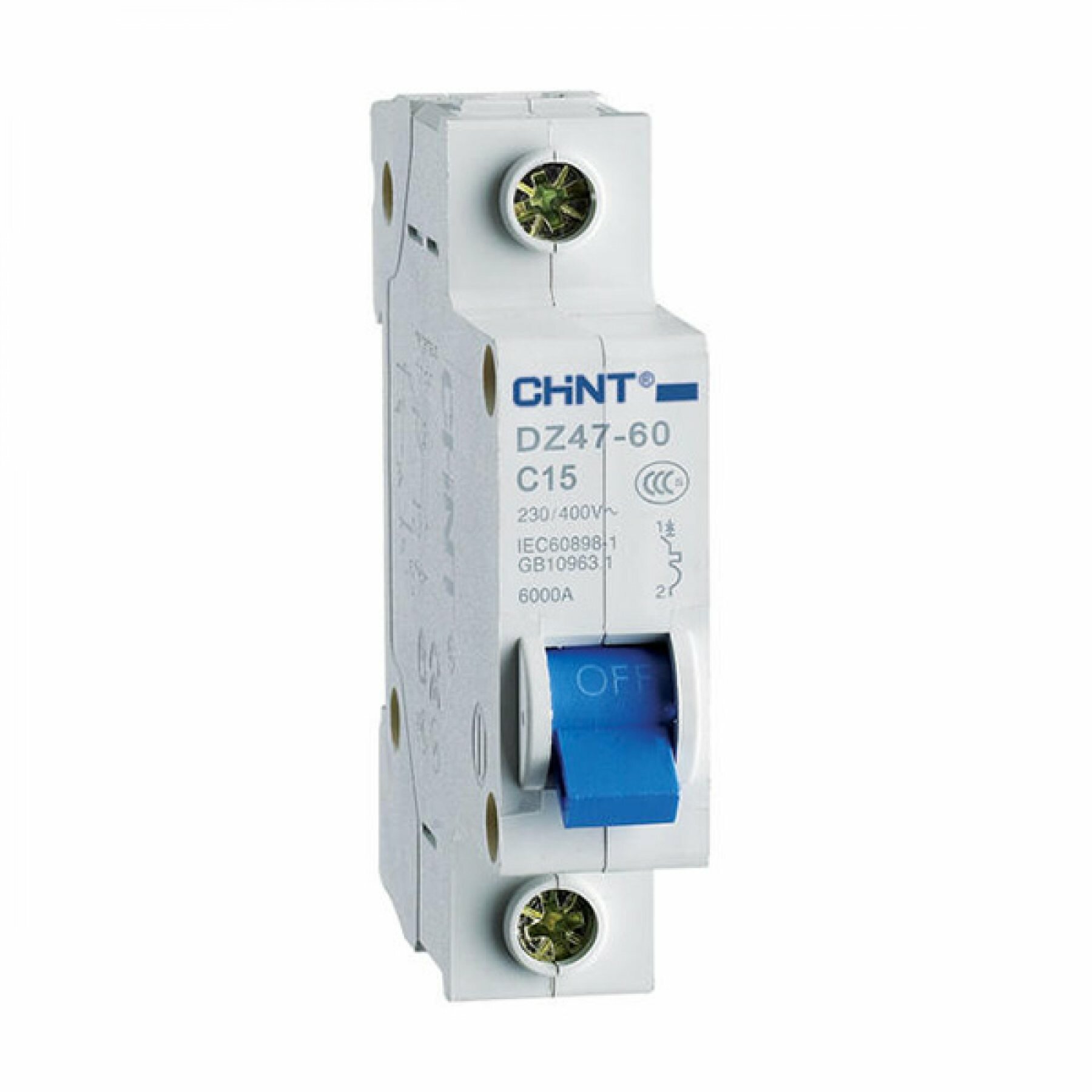 Автоматический выключатель DZ47-60 1P 16A 4.5KA х-ка D (CHINT) Chint - CH-187973