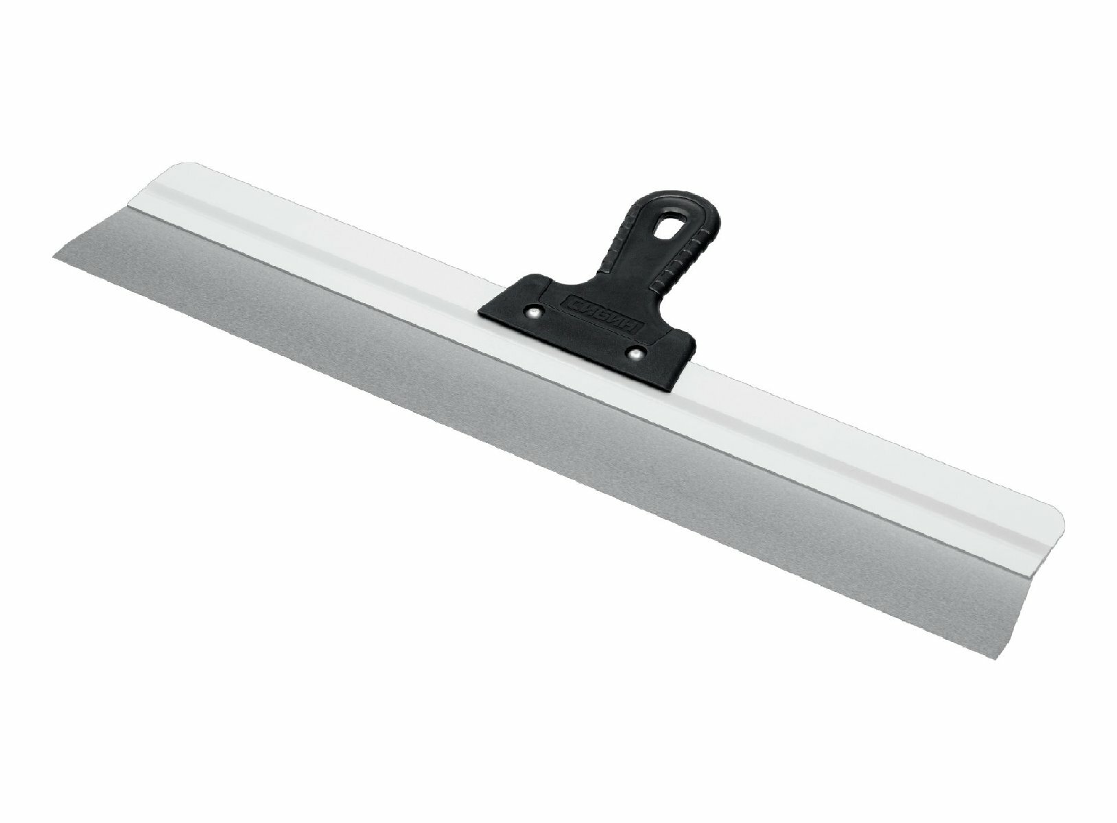 Шпатель фасадный СИБИН 600 мм усиленный нержавеющая сталь алюминиевая направляющая однокомпонентная ручка