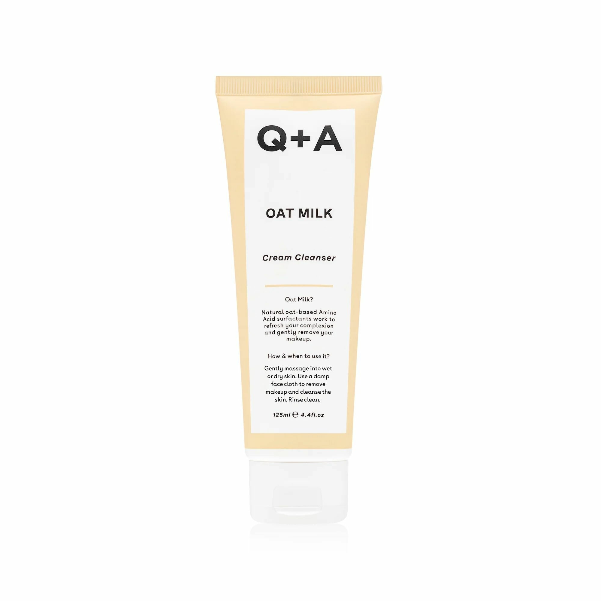 Q+A Очищающий крем для снятия макияжа Oat Milk Cream Cleanser