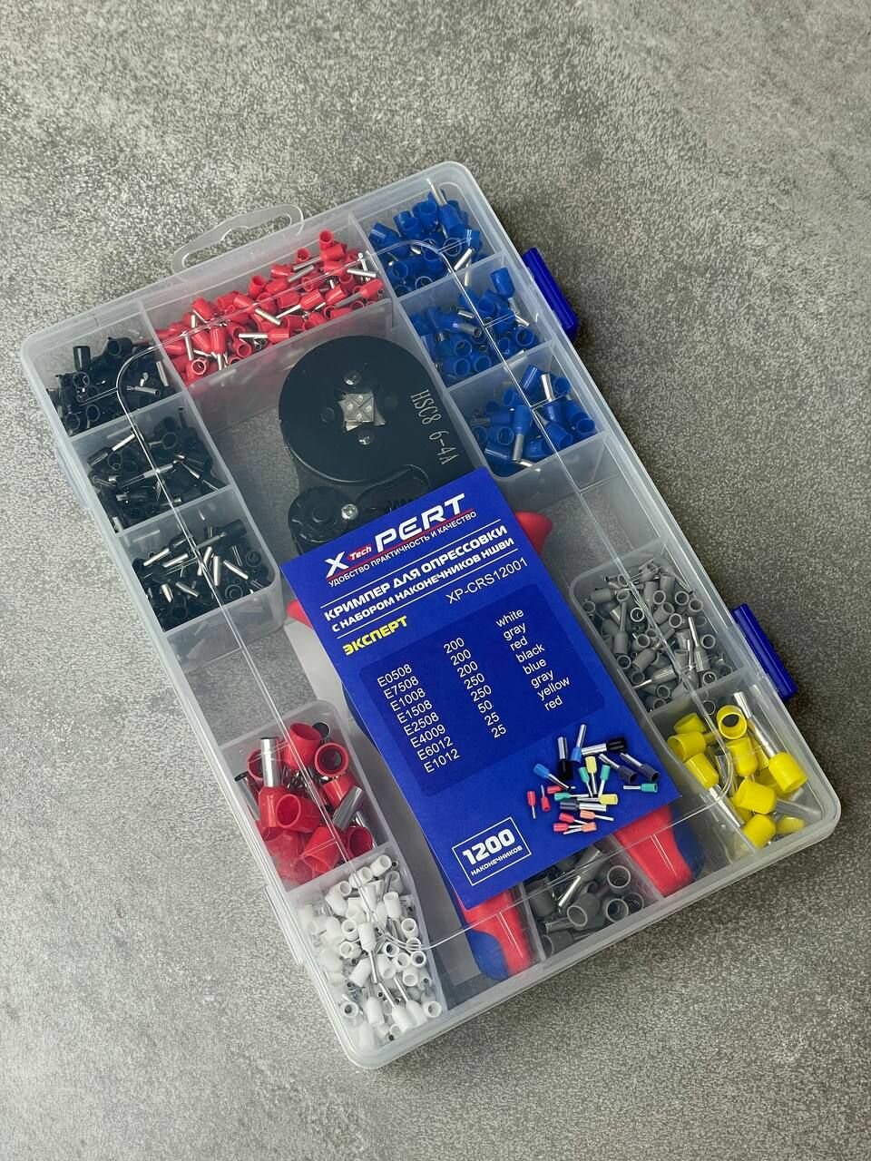 Кримпер для опрессовки с набором наконечников НШВИ