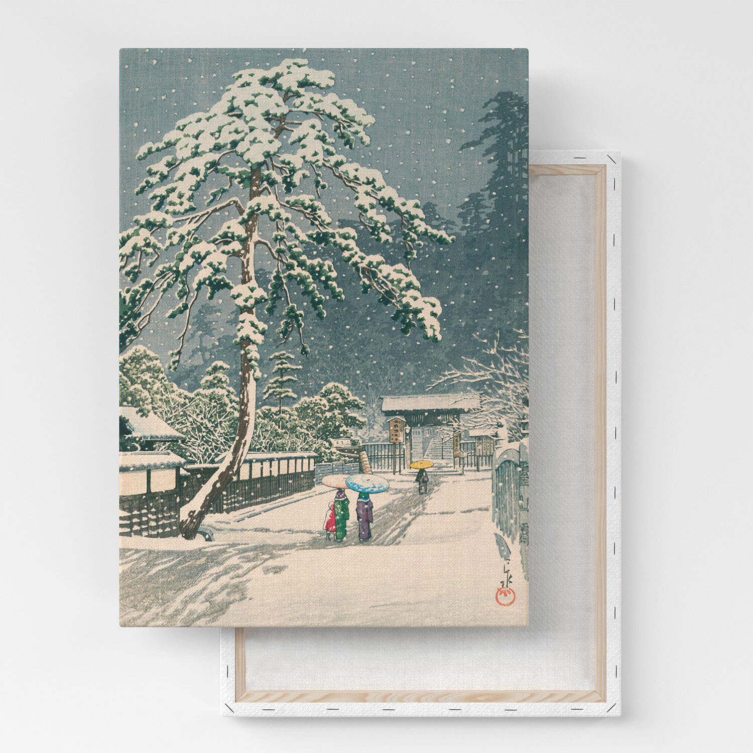 Картина на холсте, репродукция / Хасуй Кавасэ / Размер 30 x 40 см
