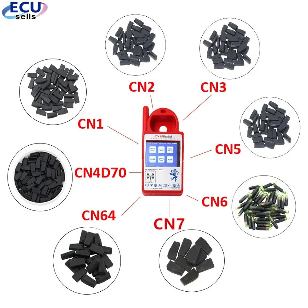 5 шт./лот CN1 CN2 CN3 CN5 CN6 CN7 8A CN4D70 чип клона автомобильного ключа 4C 4D ID46 G ID48 8A чип копирования для CN900 ND900 MINI программатор ключей CN3 46 Chip