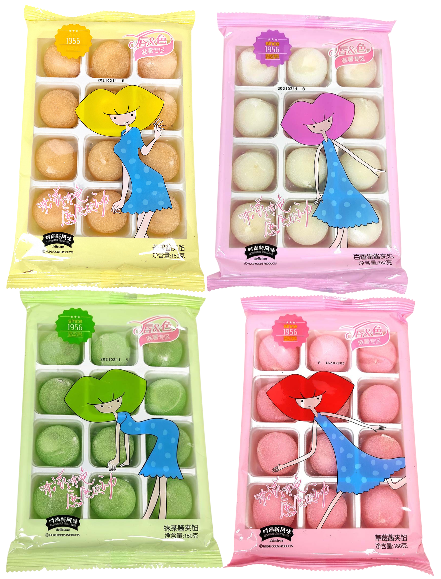 Азиатский десерт моти ассорти вкусов 180 г * 4 шт