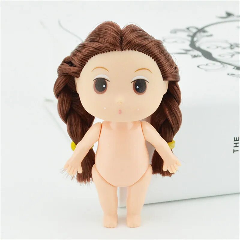 Кукла для выпечки 9 см с коричнево-золотым пучком BrownA