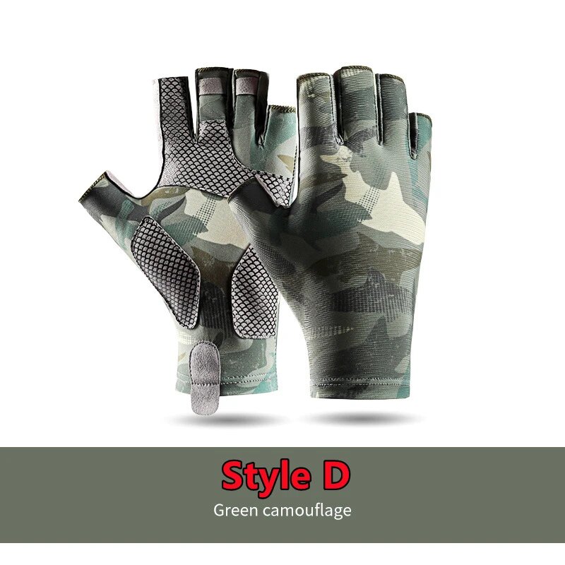 Новинка, рыболовные перчатки UPF 50 + без пальцев, солнцезащитные рыболовные перчатки, велосипедные солнцезащитные перчатки для женщин и мужчин, для активного отдыха, летние