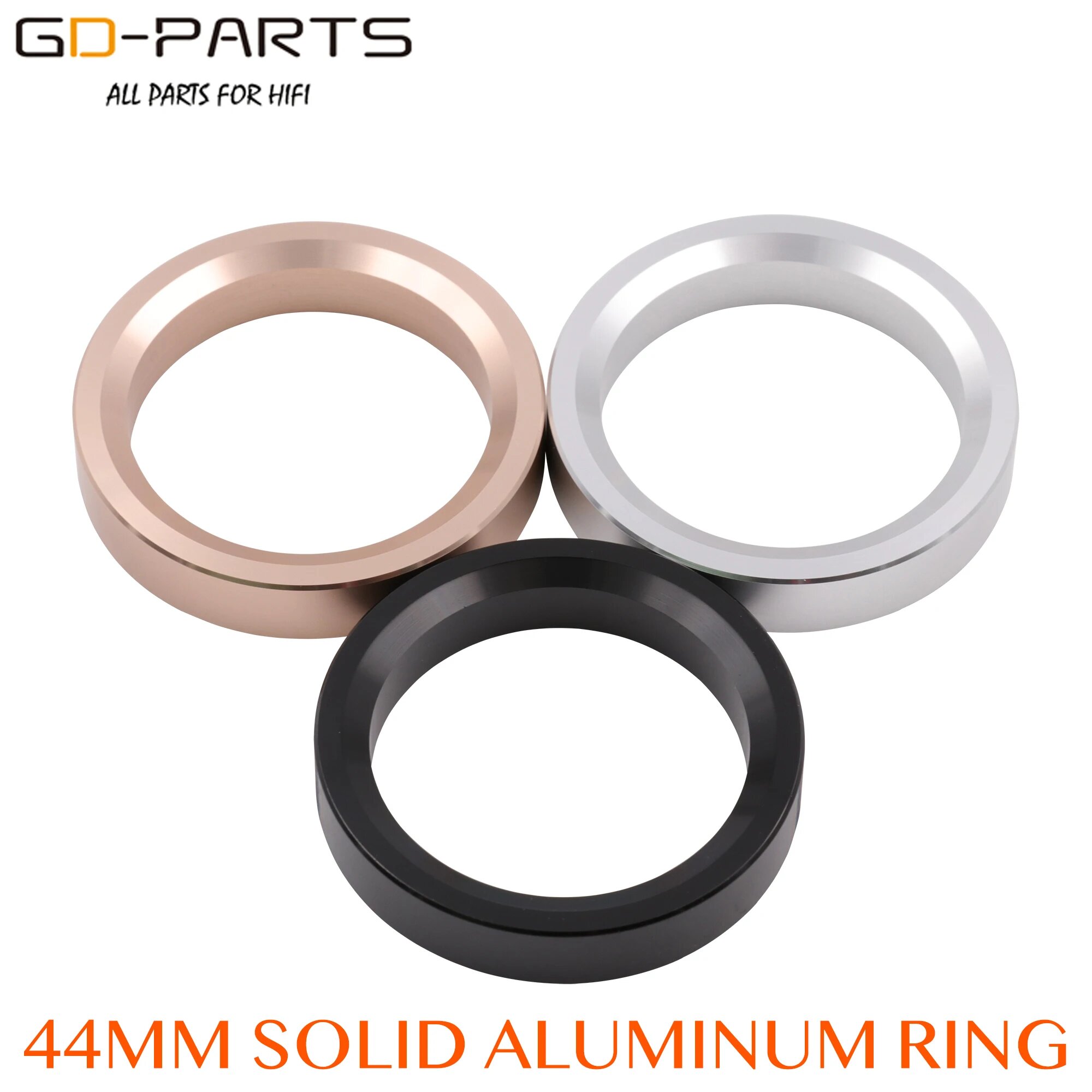 Полностью алюминиевый базовый трубчатый усилитель 44*34*8 мм, украшение круглая шайба для винтажного Hi-Fi аудио 6SN7 CV181 6SL7 6N8P