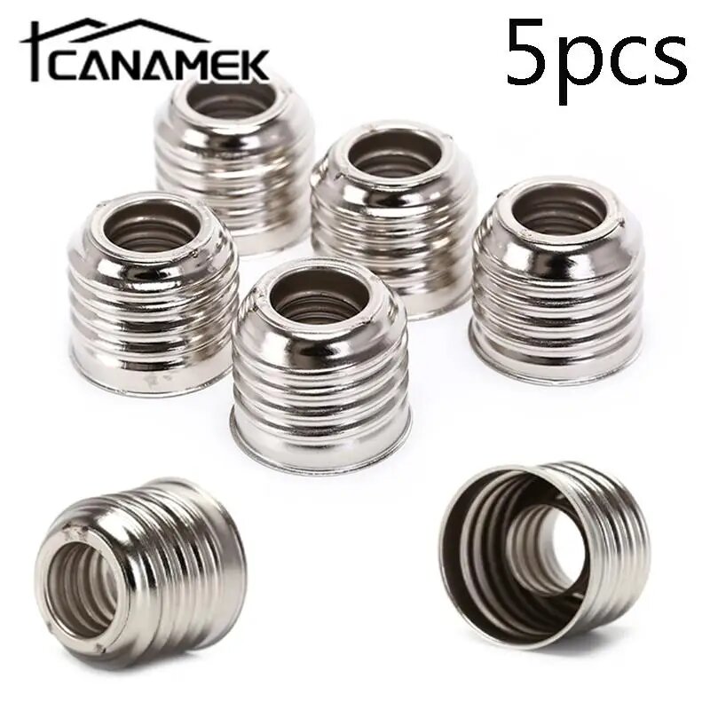 Конвертеры держателей ламп E27-E14, 5 шт.