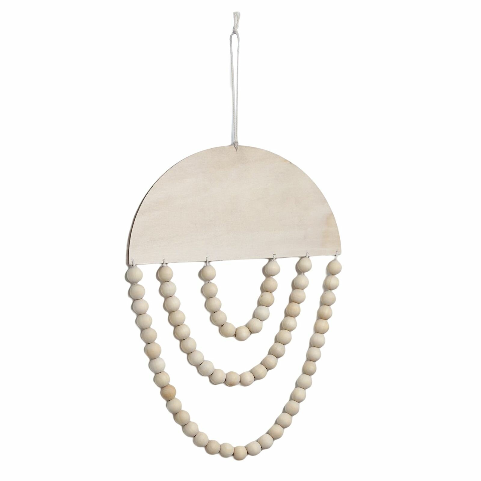 Акриловый креативный кулон из деревянных бусин