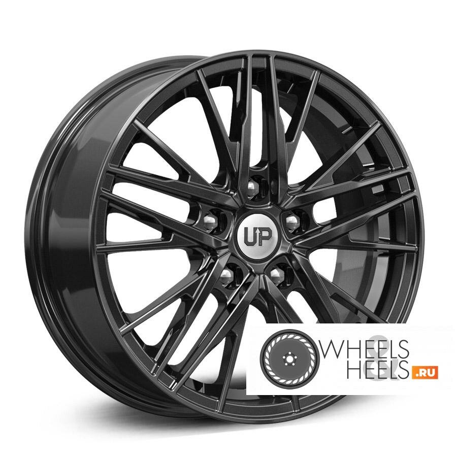 Диск автомобильный литой Wheels UP Up108 16x6.5 5x110 et38 dia65.1 Черный глянцевый