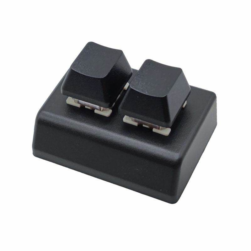 2-клавишная клавиатура Custom Keypad - черный - голубой вал