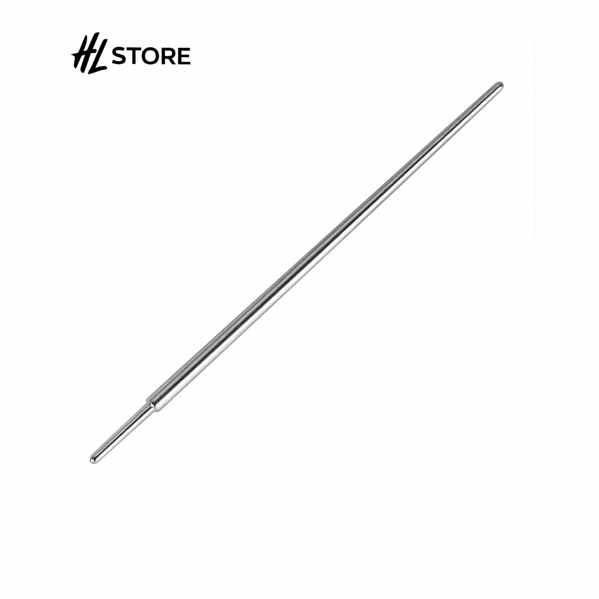 Пин, тапер растяжка для пирсинга с безрезьбовой 1,6 мм - 30 мм титан