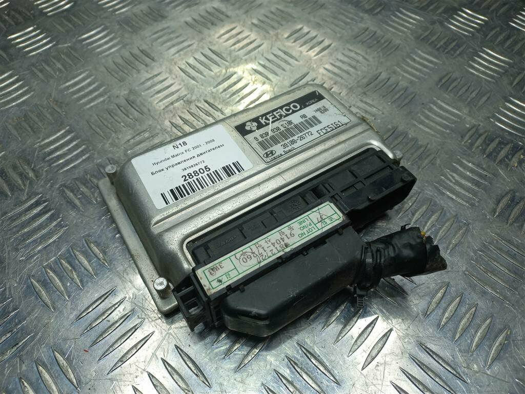 Блок управления двигателем Б/У для Hyundai MATRIX I (2001—2005) 3910826772