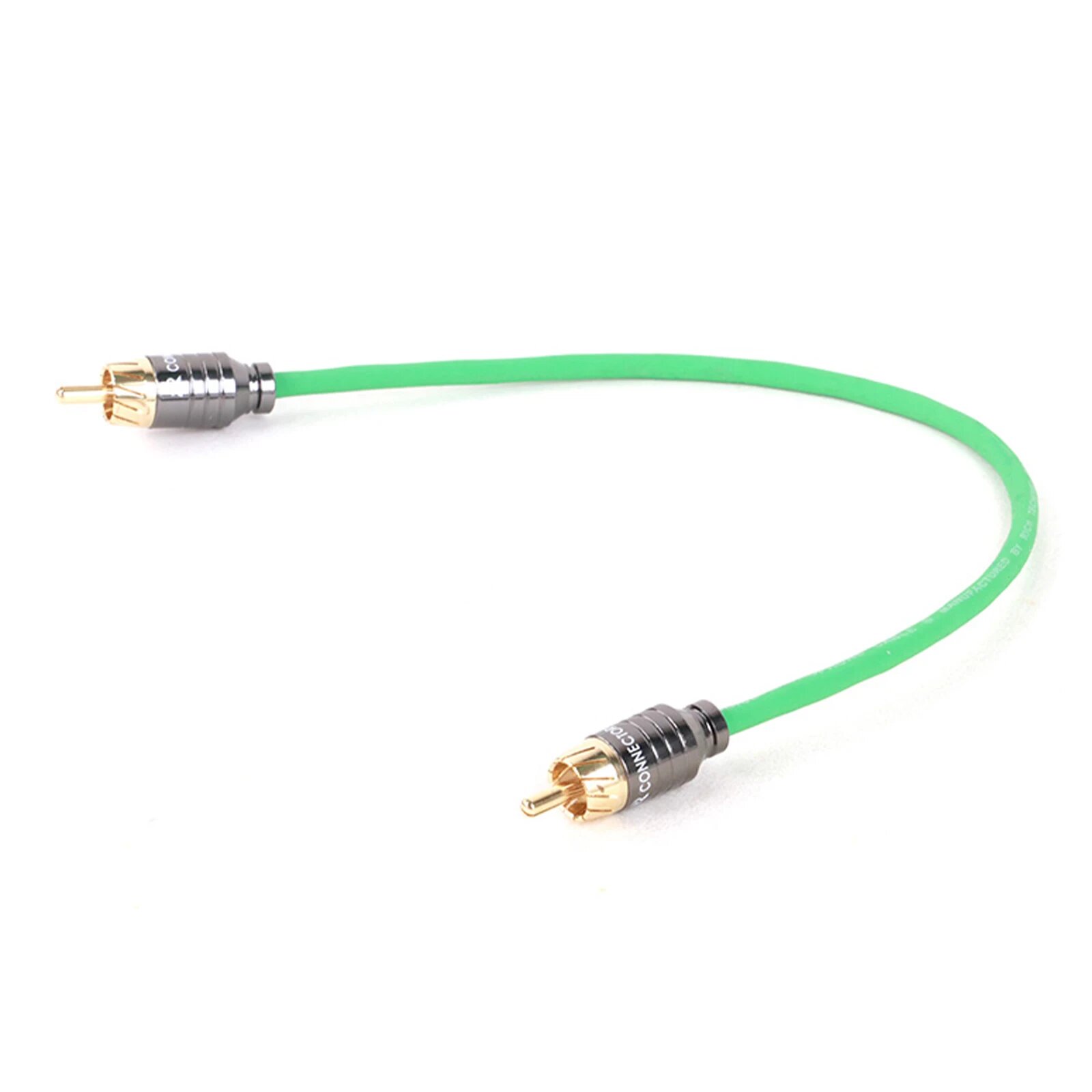 RCA кабель GuerGuo, 1 м, Green-WH