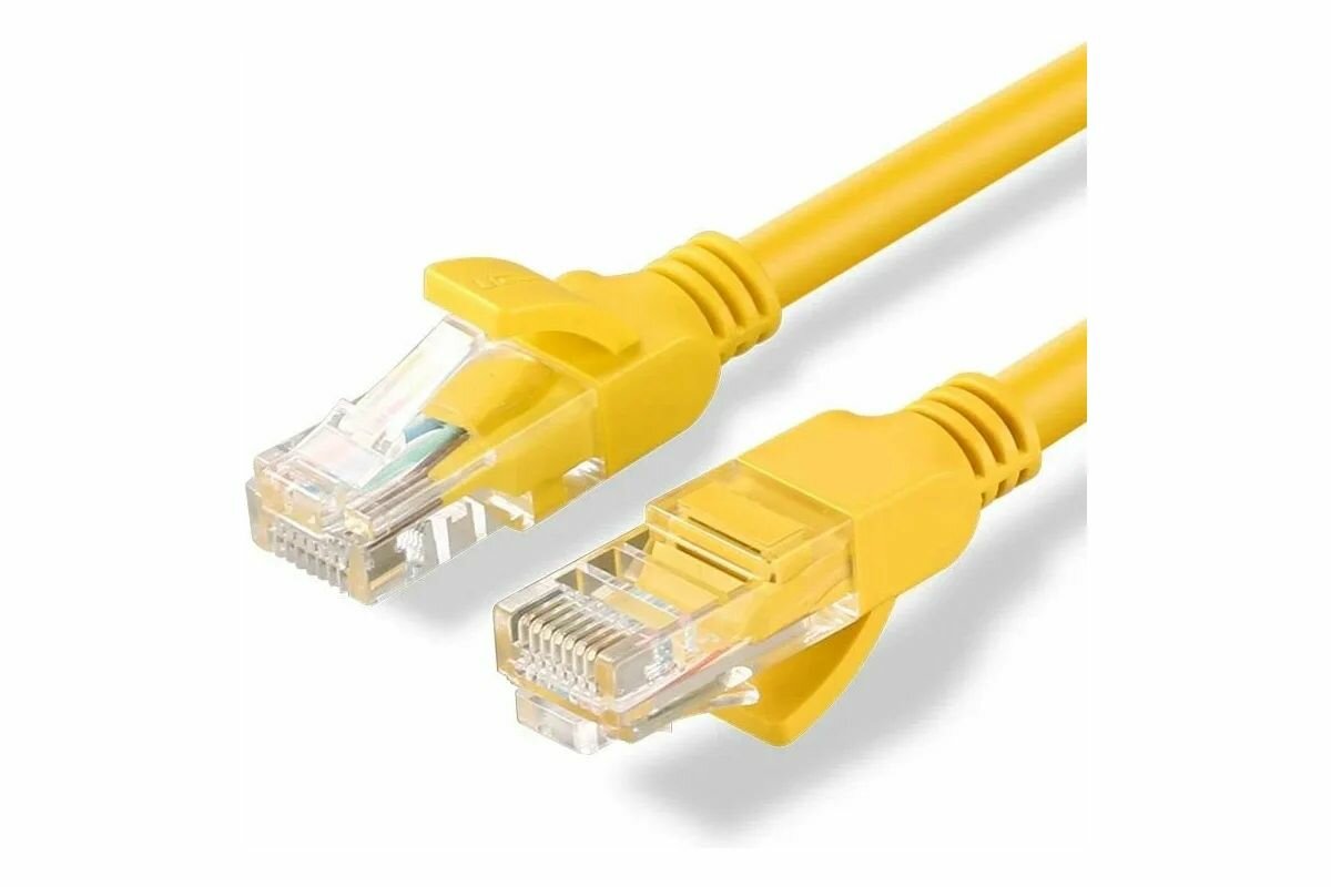 Кабель сетевой Ugreen NW103 (30642) Cat 5e UTP Ethernet Cable. Длина: 10м. Цвет: желтый 30642_
