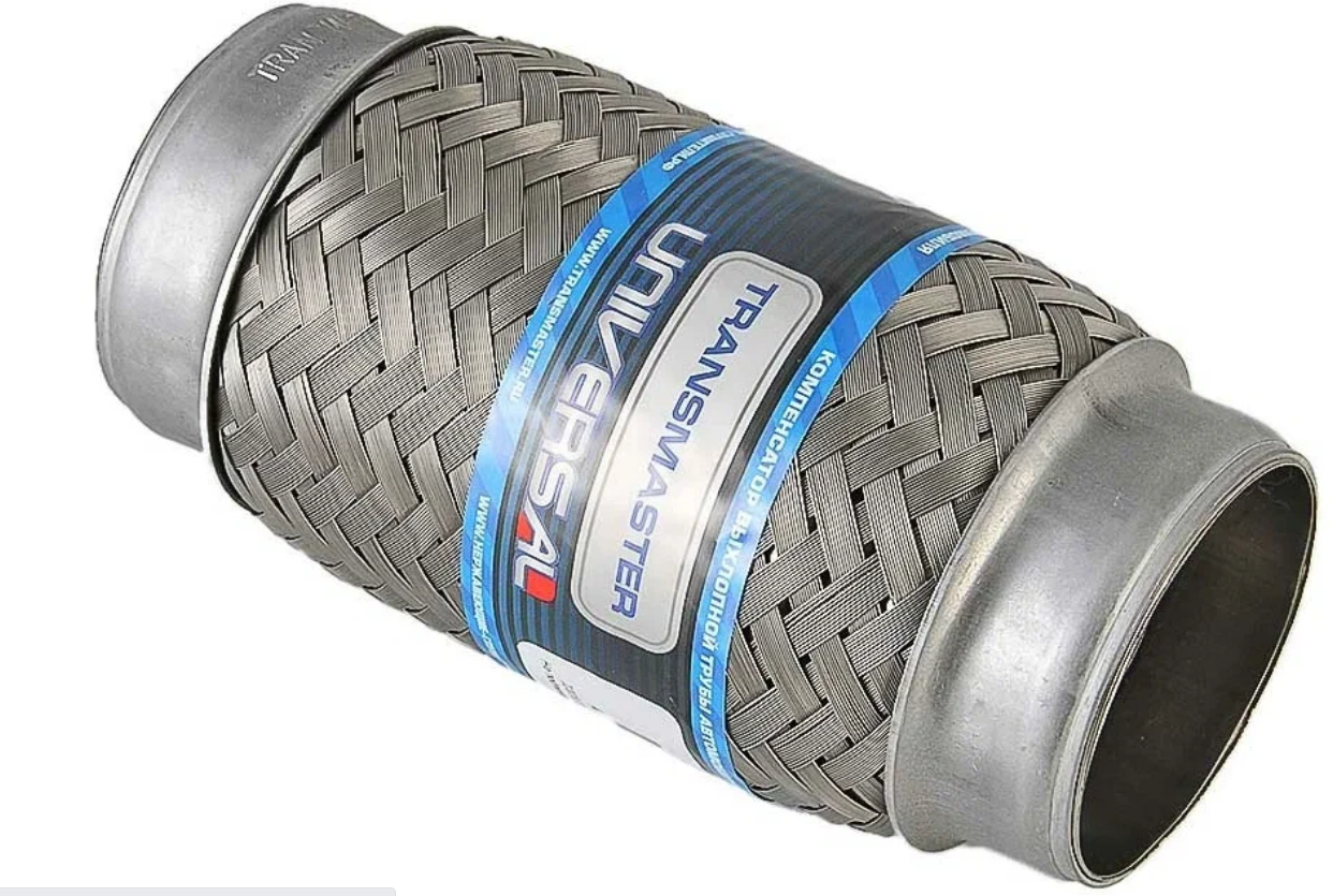 Гофра выхлопная TRANSMASTER 55X150 Interlock, универсальный, усиленный