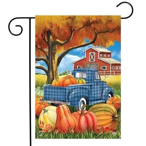 Флаг Zhishan Textile Amazon garden flag, полиэстер, двусторонний, цветочный принт