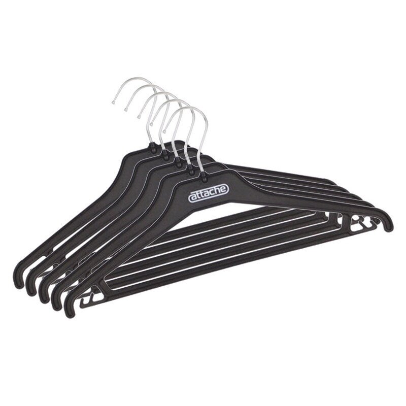 Вешалка-плечики Attache для легкой одежды, пластиковая, размер 44-46, 5 шт