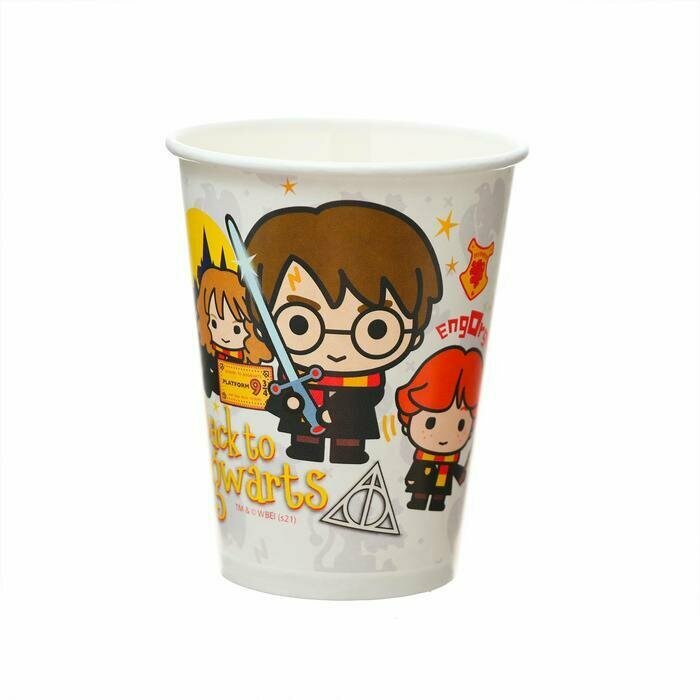 Стаканы бумажные ND Play "Гарри Поттер", 6 шт, 205 мл