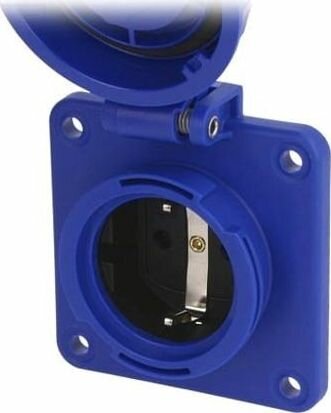 Разъем PCE Electric 20352-8B Разъем: питания AC "мама" гнездо 2P+PE 250ВAC 16А синий 1шт