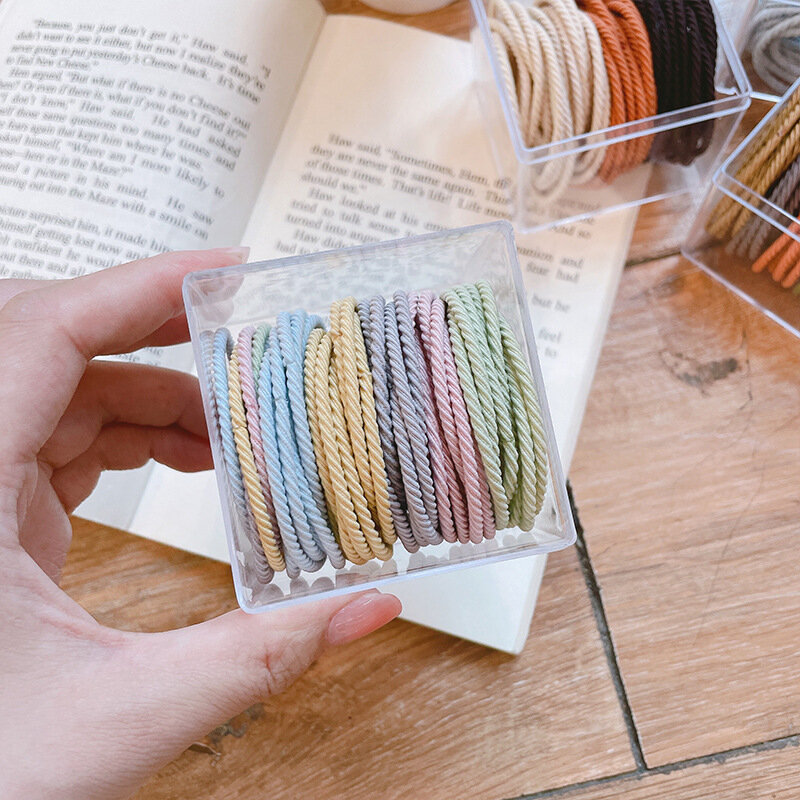 Резиновая лента для волос Macaron, 8846B, 50 шт
