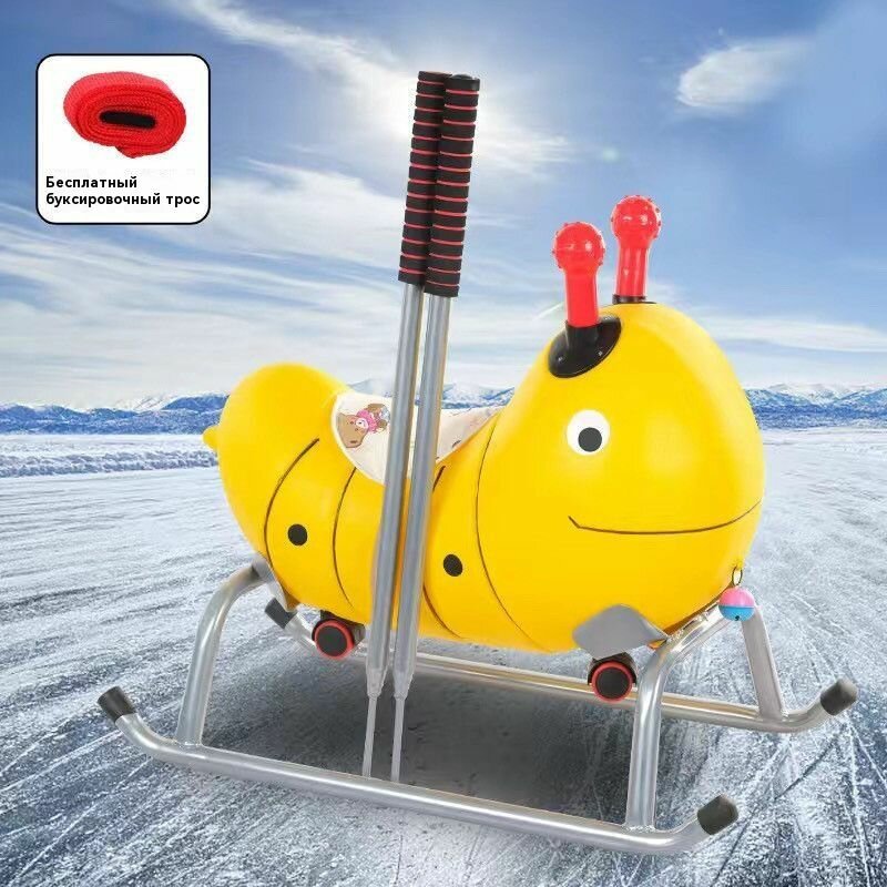 Санки коляска детские зимняя