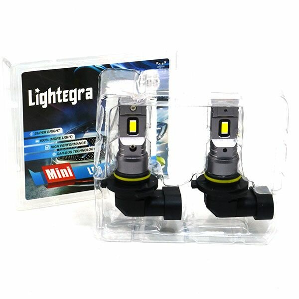 4300K. Лампа светодиодная HB3 (9005). Без вентилятора и радиатора. 9-32 В 70 Вт, серия J7. 4000 Лм. CANBUS