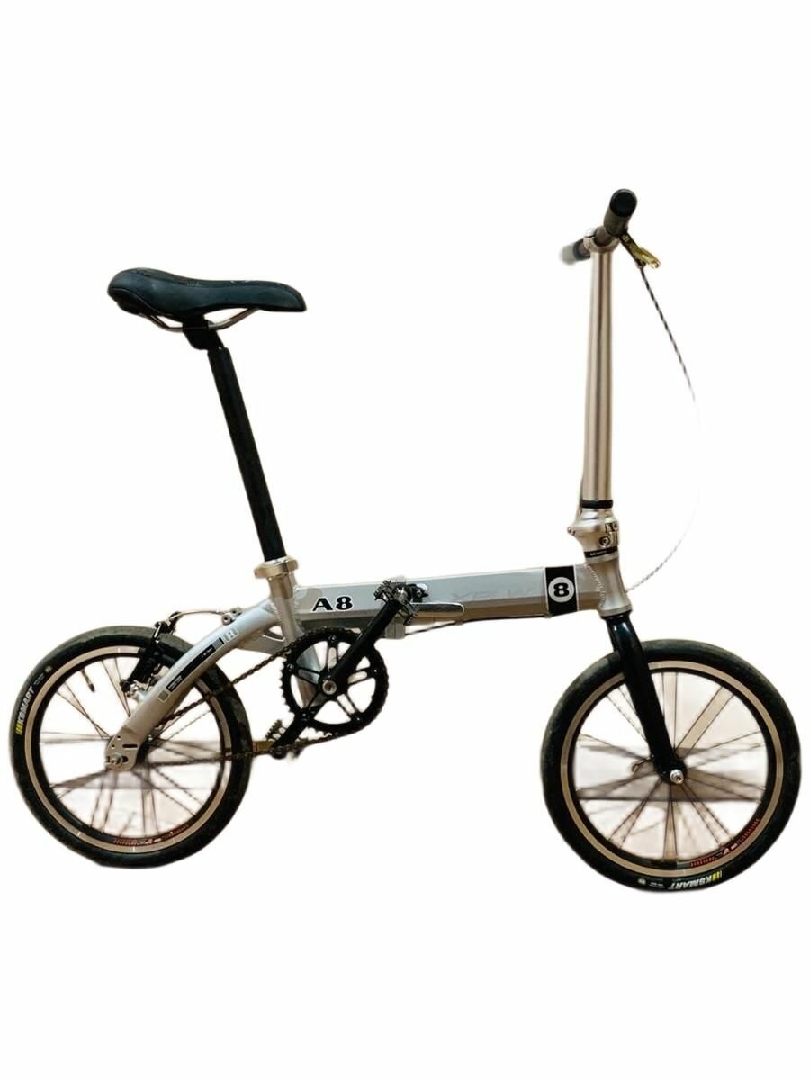 Складной велосипед CNC BIKES 16", 1 скорость , 6кг, серебристый