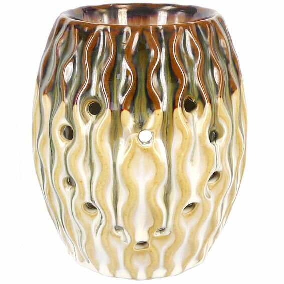 Аромалампа сердце леса N315-67 двухцветная (керамика, 11,5 см.), 1 шт.