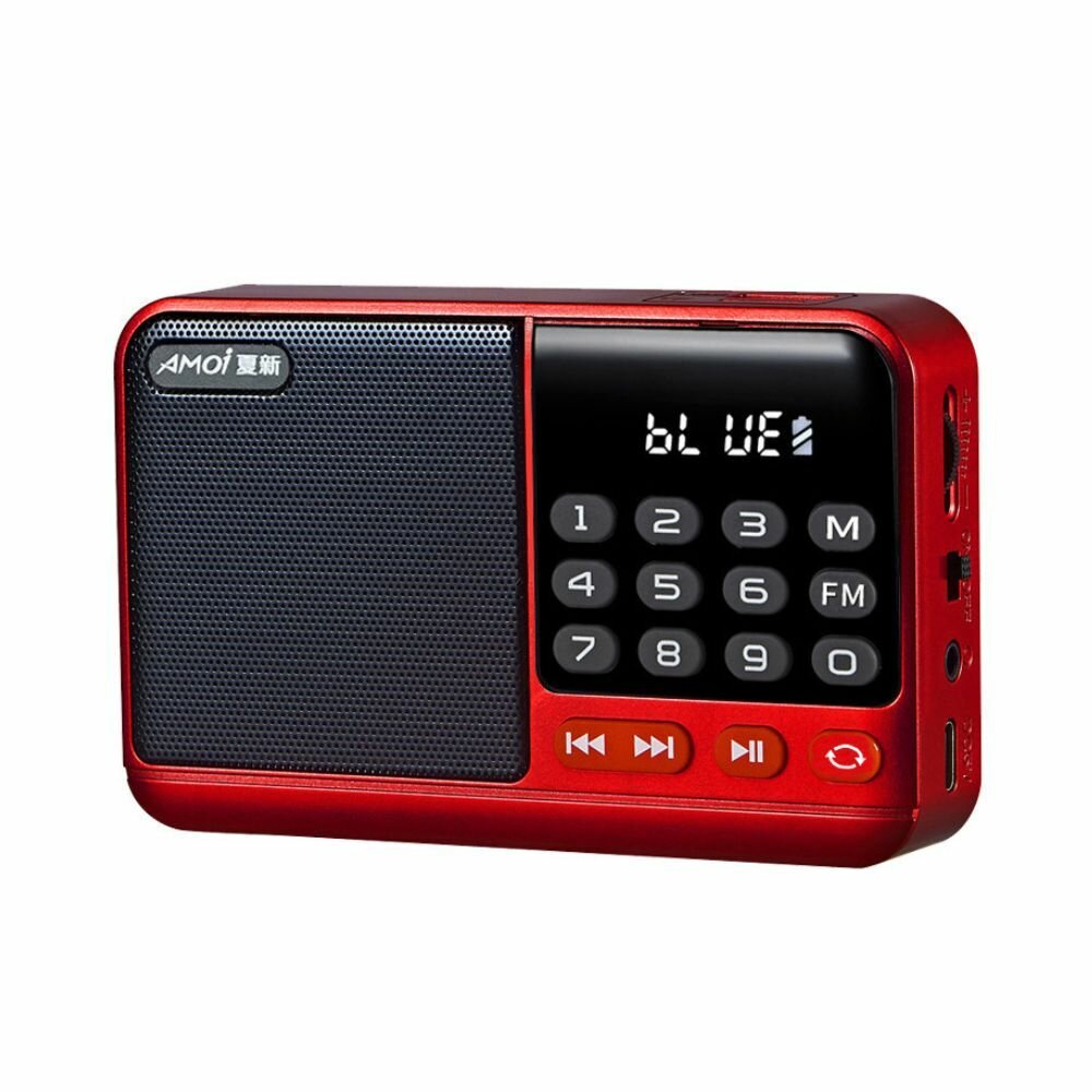 Многофункциональное мини-радио FM с приёмником Bluetooth и слотом для карты (для вставки карты)