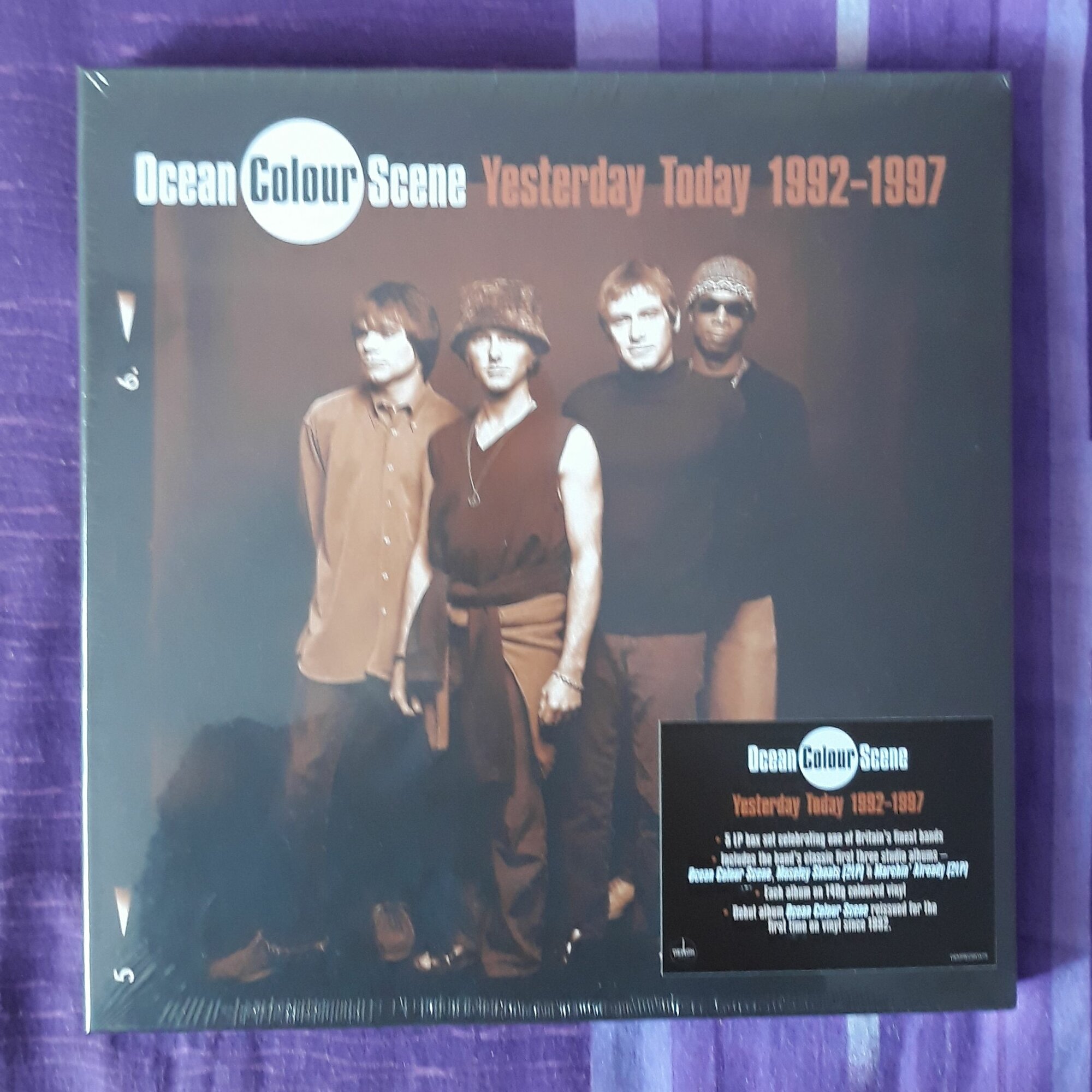 Виниловая пластинка BOX-SET Ocean Colour Scene - Yesterday Today (цветные) LP