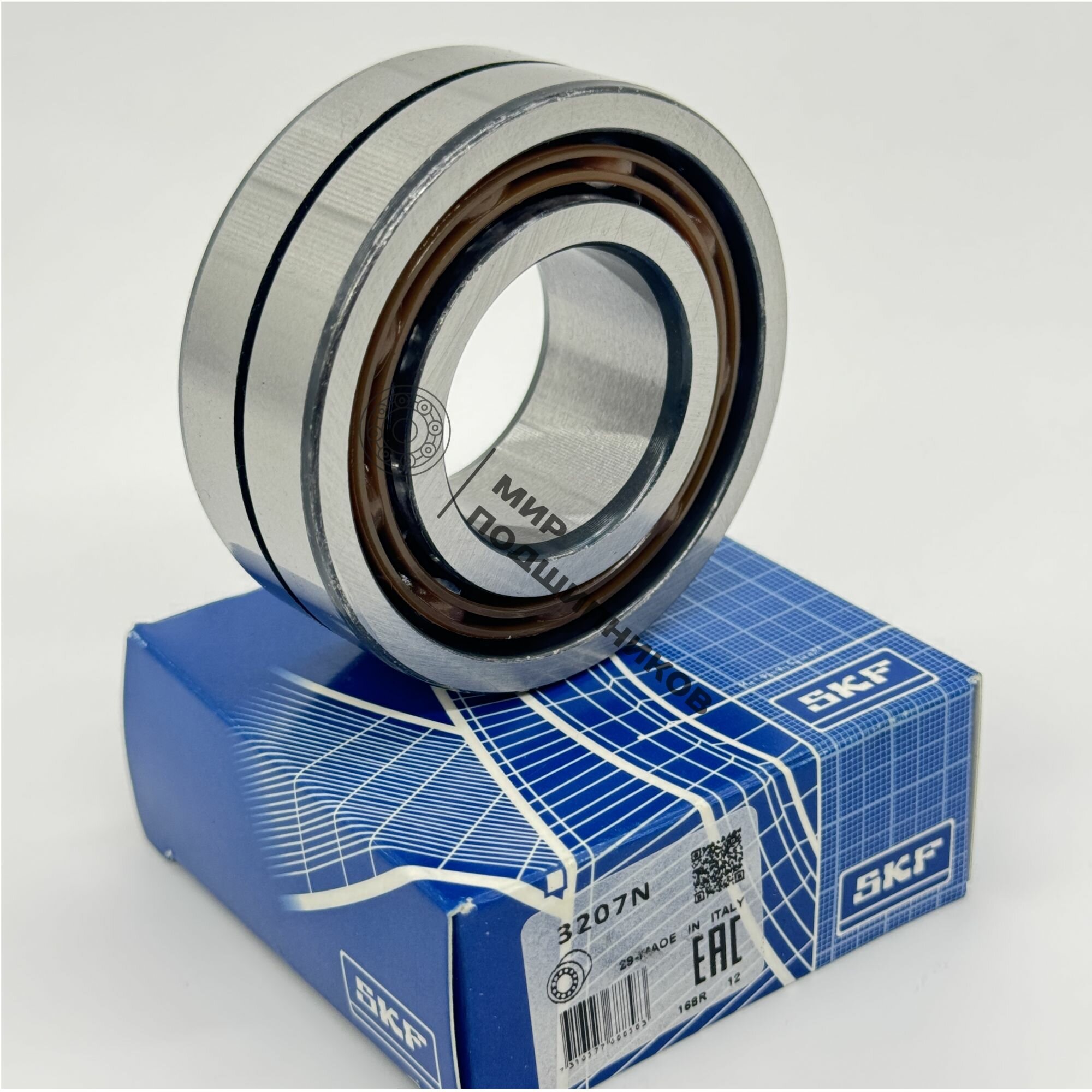 Подшипник SKF 3207N (3056207) 35x72x27 вторичного вала КПП УАЗ 5-ст. АДС; 4-ступ. нов. обр./ст. обр.