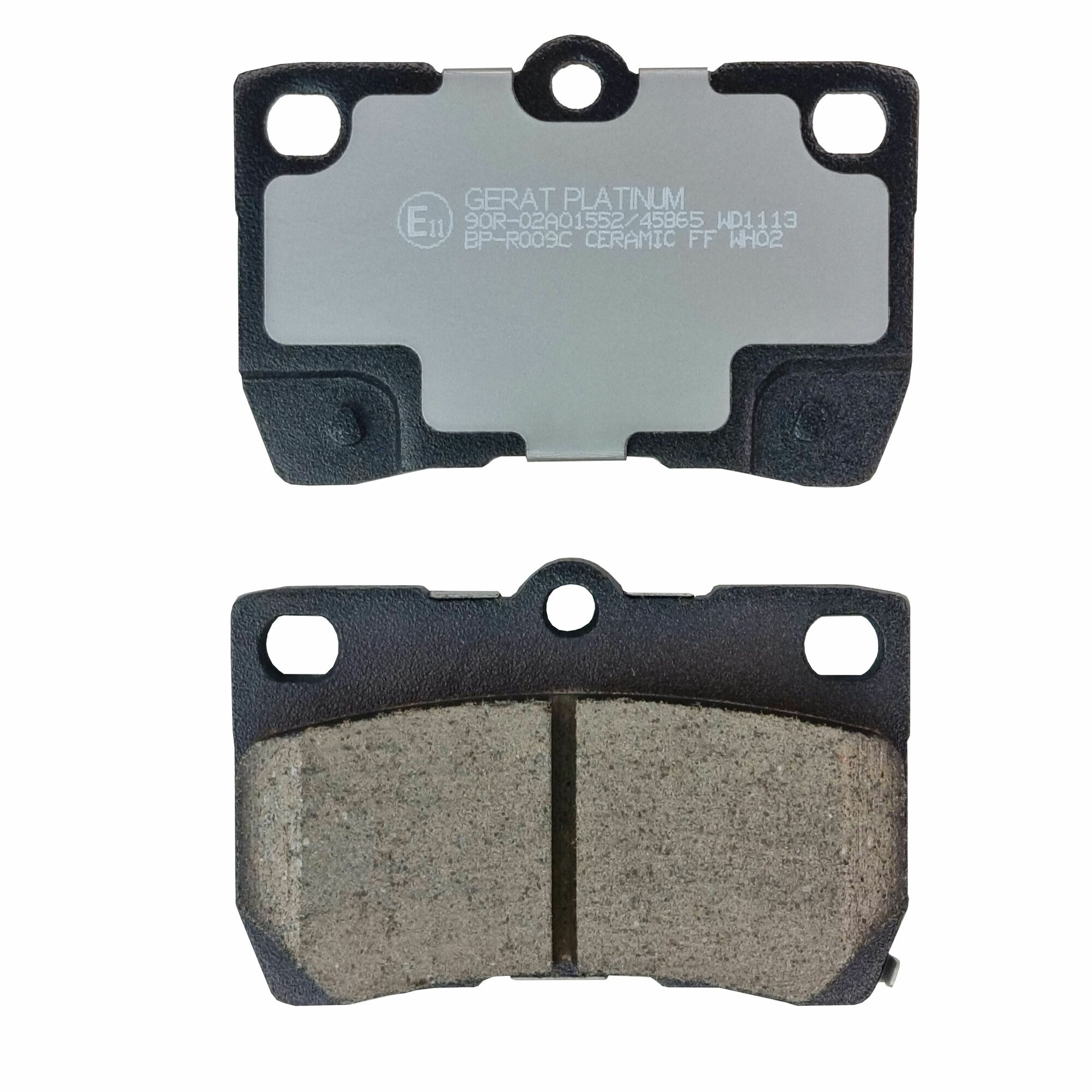 Тормозные колодки Gerat BP-R009C (задние) Platinum