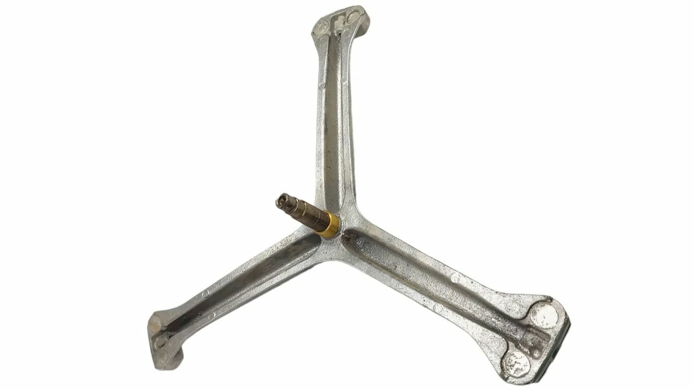 Крестовина барабана Indesit, Hotpoint Ariston, вал под подшипники 203,204 для стиральной машины (снято с гарантийной техники)